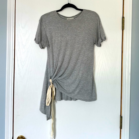 Neiman Marcus | Tops | Grey Knot Shirt | Poshmark